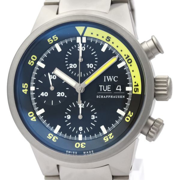 (IWC) Aquatimer Chronograph Titanium Automatic Men's Watch IW371903 ...
