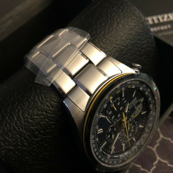Citizen Eco Drive Blue Angels Chronograph Men's Watch AT8020-54L *NEW ...