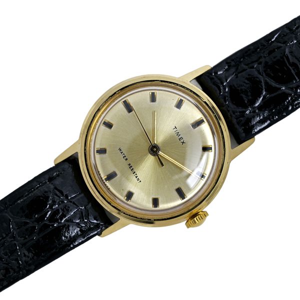 Timex Sprite Vintage 1972 Gold Plated Water Resistant Manual Wind Men's ...