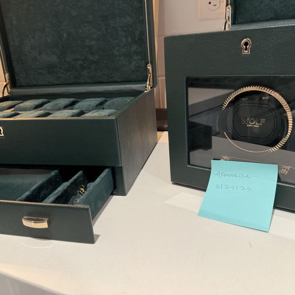 [WTS] Wolf British Racing 10-Piece Watch Box & Single Watch Winder ...
