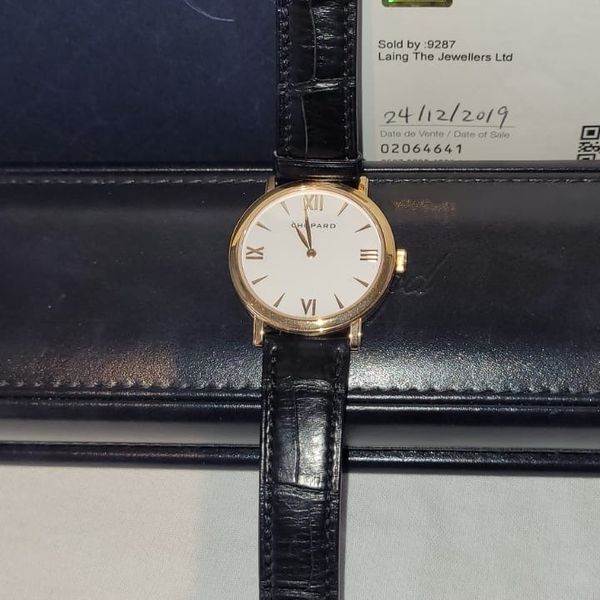 Chopard Classic 18k Rose Gold Ladies Watch â Hand-Wound | Roman Dial ...