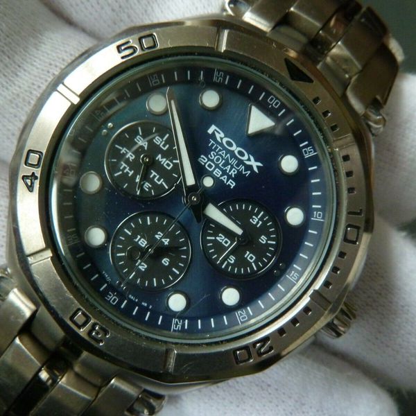 +SEIKO ALBA ROOX TITANIUM SOLAR CHRONOGRAPH V140-0AG0 WORKING GOOD ...