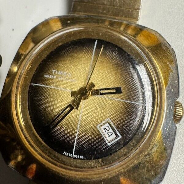 2 Timex Wind Up Project Watches Wound Tight Running And Stopping For ...