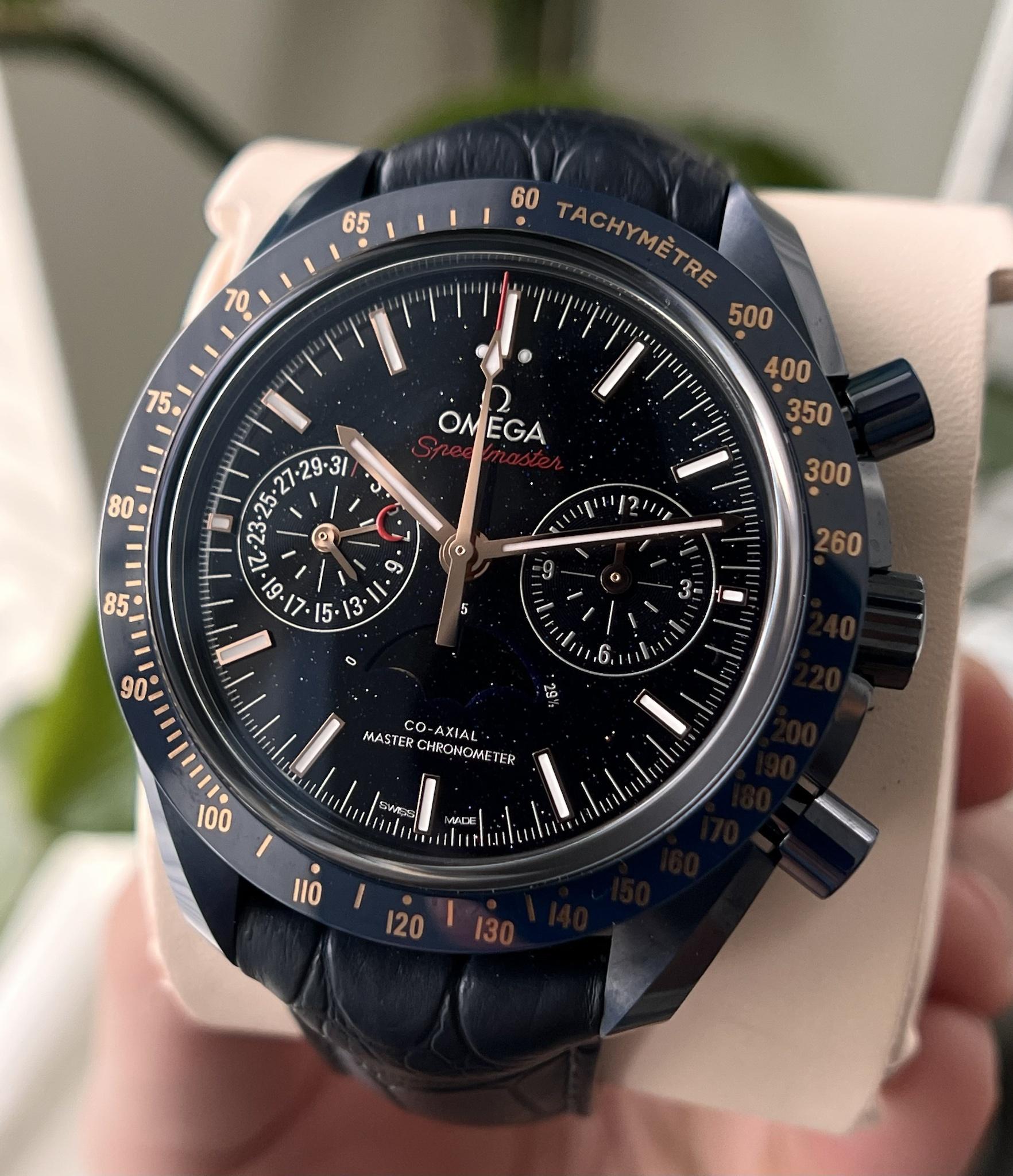 [WTS] Omega Speedmaster Moonphase Aventurine Dial | WatchCharts