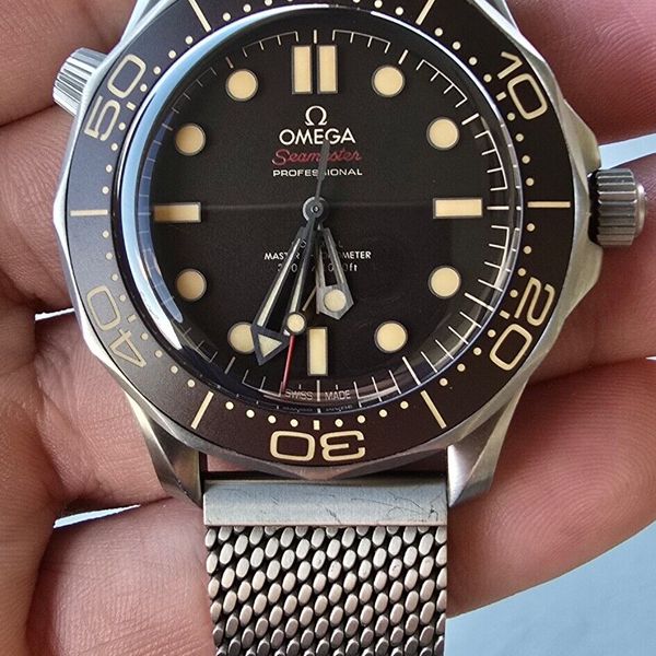 Omega Seamaster Diver 300M 007 No Time to Die 42mm Titanium Ref. 210.92.42.20.01 | WatchCharts ...
