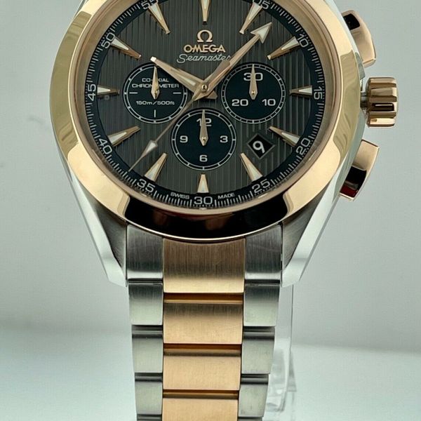 OMEGA SEAMASTER AQUA TERRA ROSE GOLD 231.20.44.50.06.001 24 Month ...