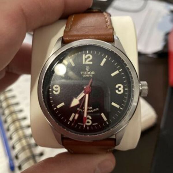 Mens tudor heritage ranger automatic watch 41mm | WatchCharts Marketplace
