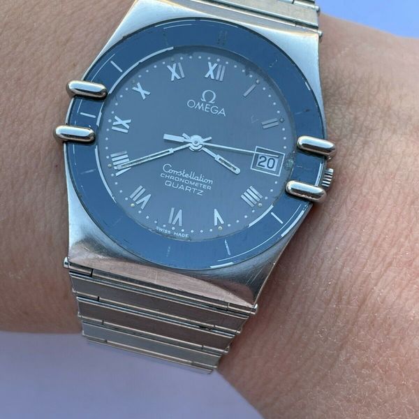 OMEGA CONSTELLATION WATCH CHRONOMETER 1422 QUARTZ MENS 33mm SWISS MADE ...