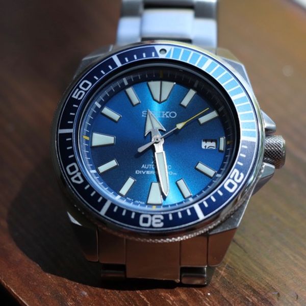 FS: LNIB Seiko Samurai Blue Lagoon LE SRPB09 ($475) | WatchCharts Marketplace