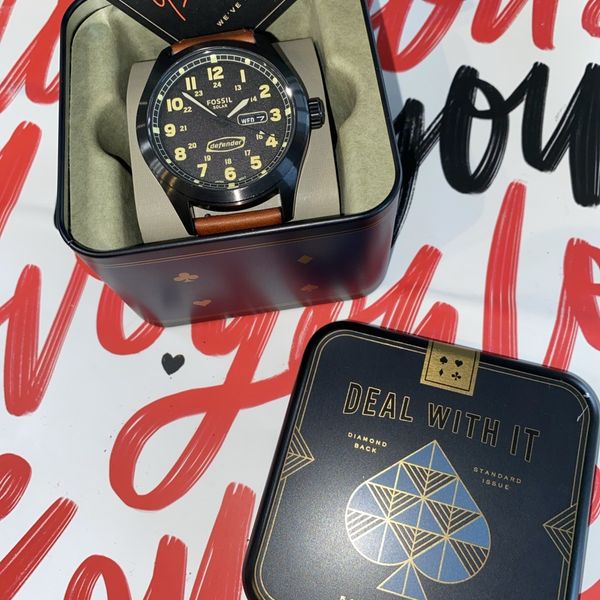 Fossil Defender Solar Field Watch. With Original Box. Works and Looks ...