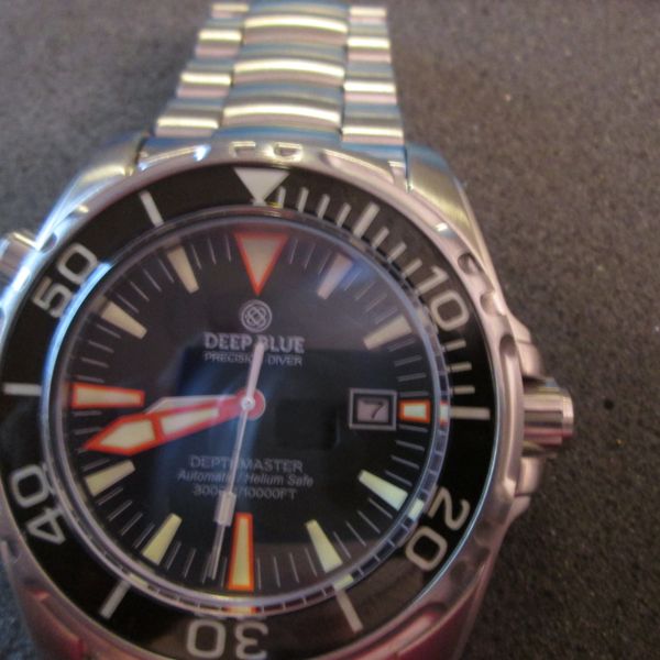 SOLD: Deep Blue Depthmaster - Black SOLD | WatchCharts Marketplace