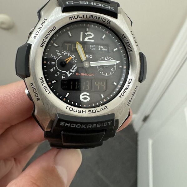 Casio G-shock GW-2500 Black Solar Radio Digital/Analog Men's Watch ...