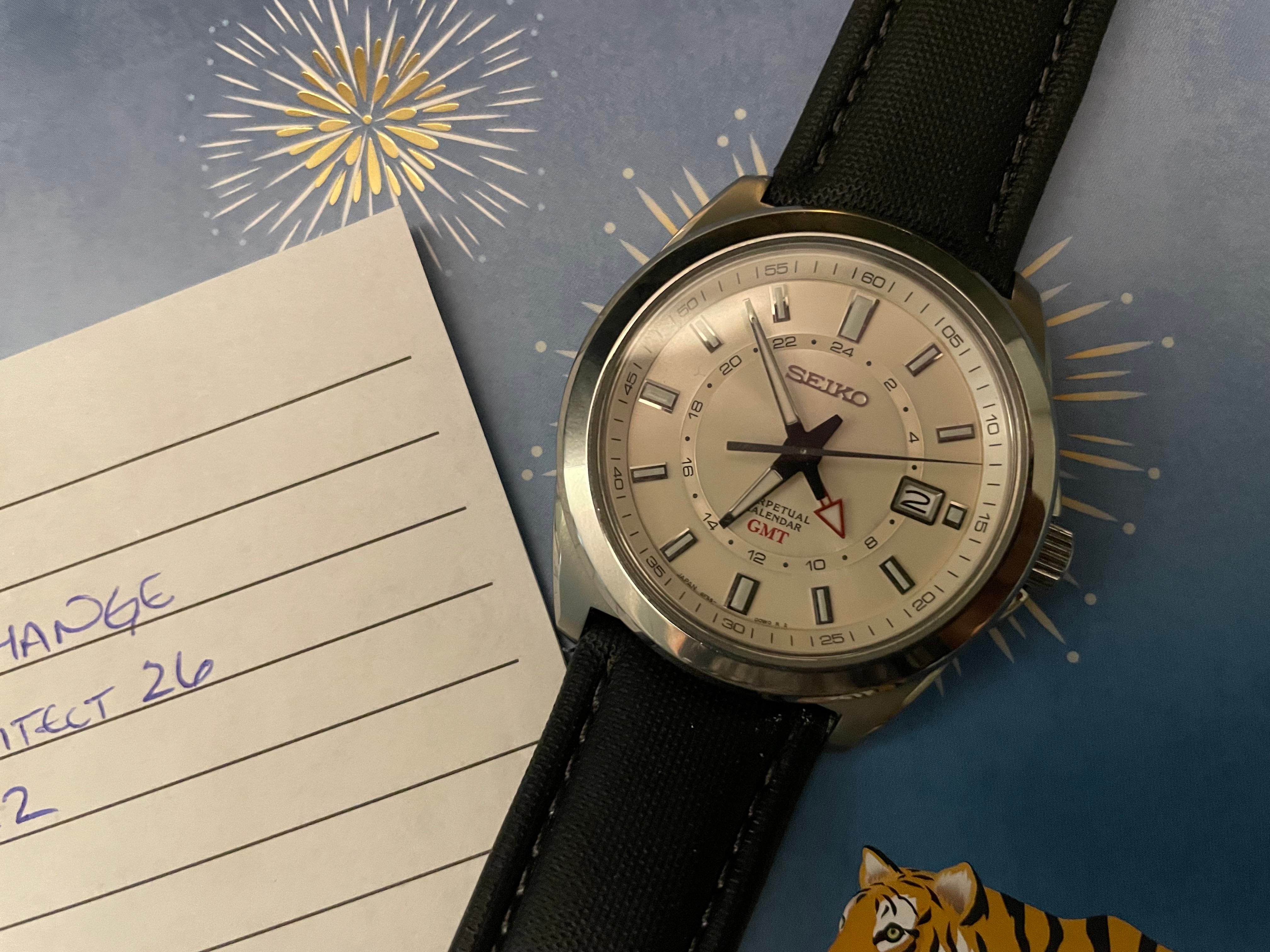 [WTS] Seiko SBQJ019 “Travelzilla” (GMT/Perpetual Calendar)*Repost ...