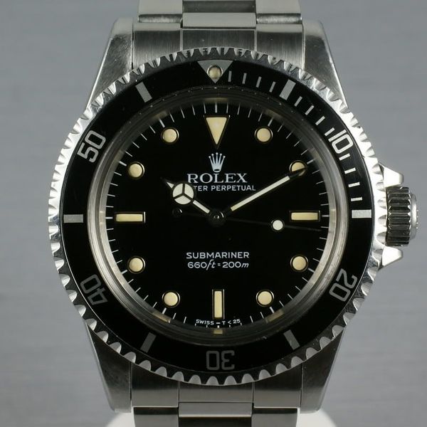 Rolex Submariner Ref: 5513 with Box and Papers | WatchCharts