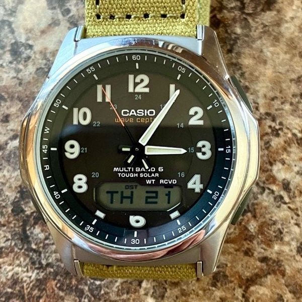 FS: Casio Wave Ceptor WVA-M630B-1AJF Solar Atomic Multiple Band 6 $40 ...