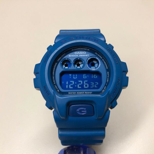 AUTHENTIC CASIO G-SHOCK LIMITED EDITION SMURF BLUE DW-6900MM *NICE ...