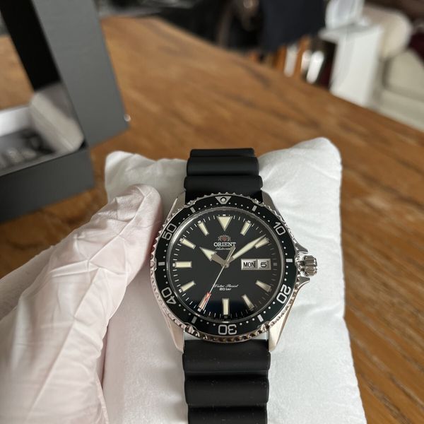 Orient Kamasu - Green Dial - Rubber Strap - Like-New Condition ...