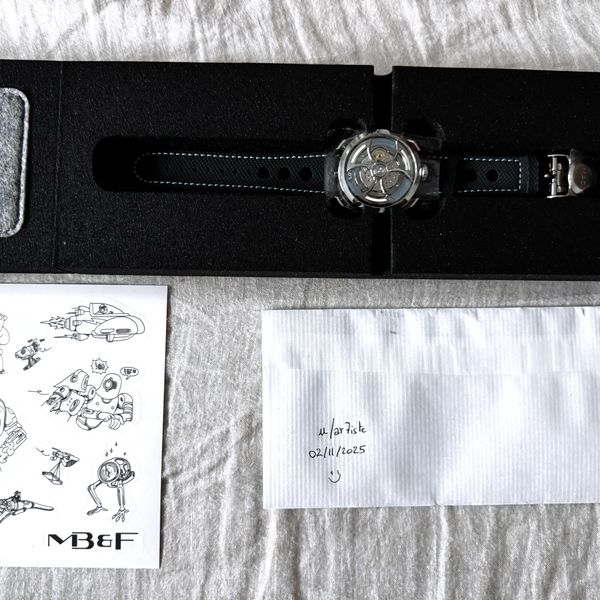 [WTS] BNIB MB&F M.A.D Editions MAD 1S Blue - still in box | WatchCharts ...