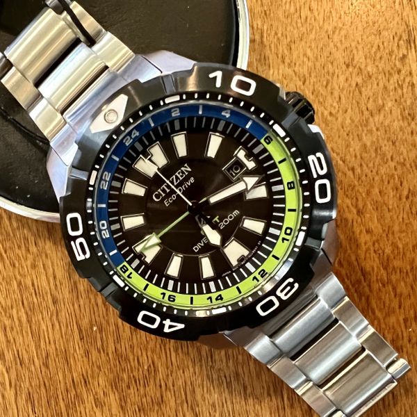 [$190.USD] Citizen Promaster Eco-Drive GMT BJ7128-59G “Blue-Green ...