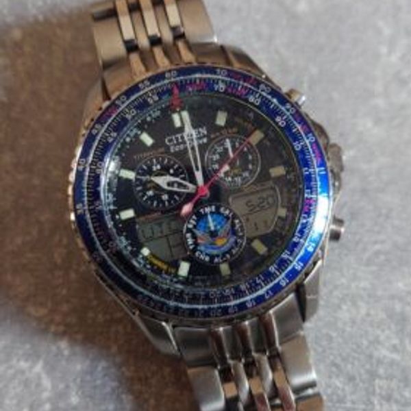 Citizen Promaster C650 Blue Impulse Titanium Eco-Drive | WatchCharts ...