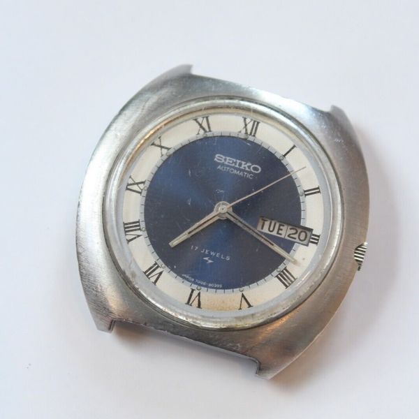 Vintage Seiko 7006-8029 Automatic Watch For Parts or Repar ...