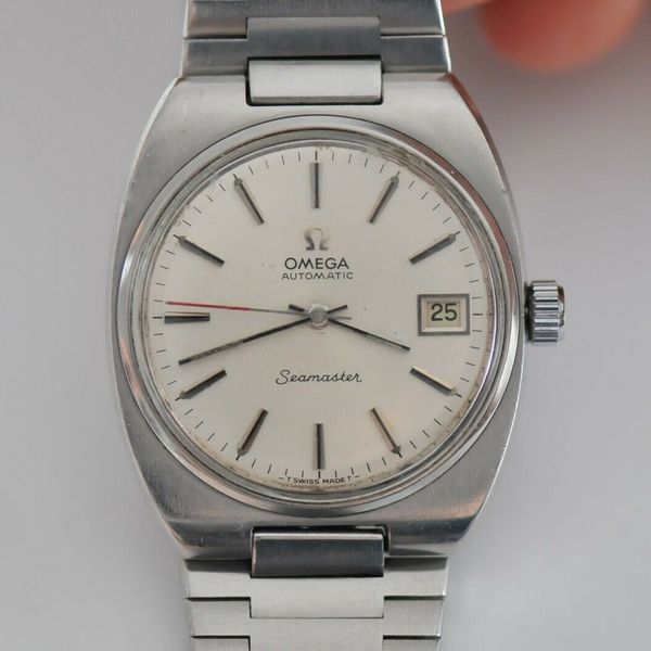 old Vintage Omega Seamaster Automatic watch with date case 166.0206 cal ...