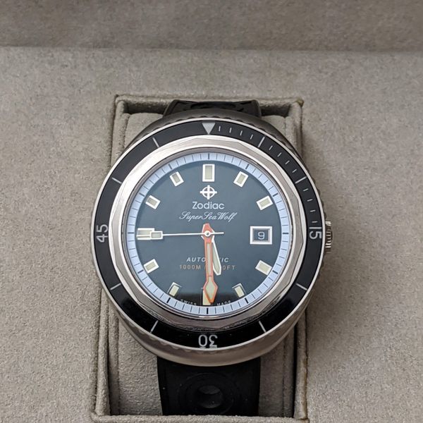 [WTS] Zodiac SUPER SEA WOLF 68 SATURATION CAOUTCHOUC RUBBER WATCH ...