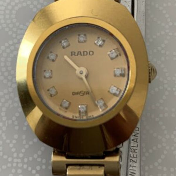 Rado Woman’s Original Yellow Gold 963.0559.3 Scratch proof Watersealed ...