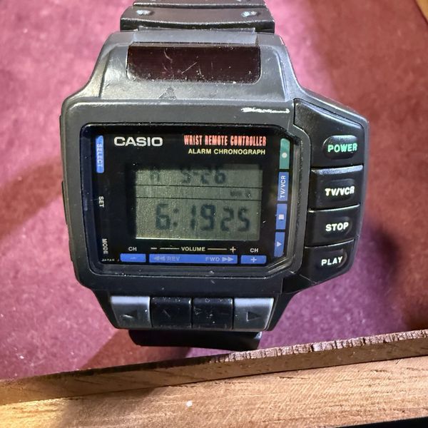 VINTAGE CASIO CMD-10 DIGITAL WRIST WATCH TV /REMOTE CONTROL MADE IN ...