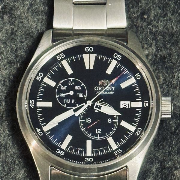 Orient Defender II Automatic Blue Dial Men's Watch RA-AK0401L10B ...