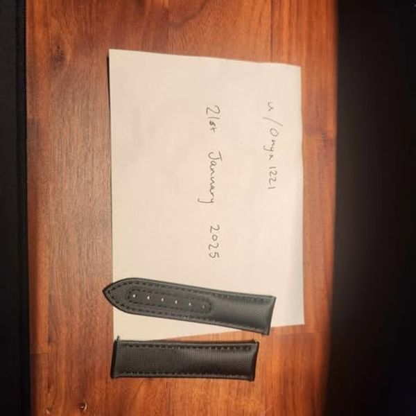 [WTS] Artem 20mm Loop-less Sailcloth Strap with quick release - Black ...