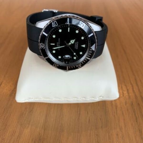 Rare Casio Submariner Homage. New Movement MTD-1003 Oyster Strap MTD ...