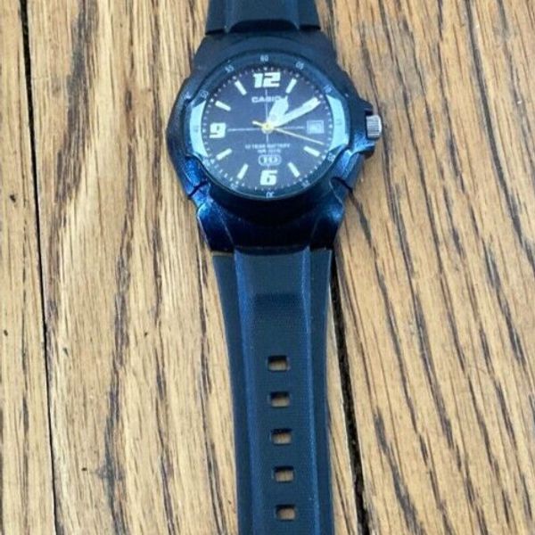 Casio MW600F-1AV, Men's Watch, Black Resin, 100 Meter WR, Date, New ...