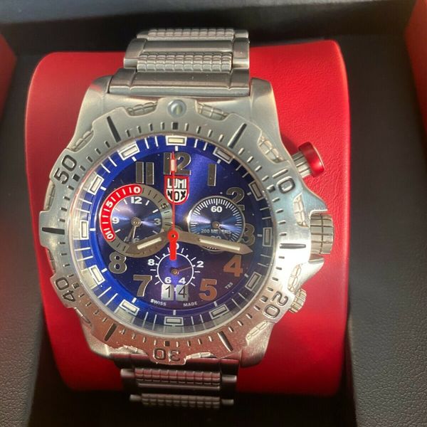 Men's SWISS MADE CHRONOGRAPH Watch LUMINOX Series 8150/8350 RARE ...