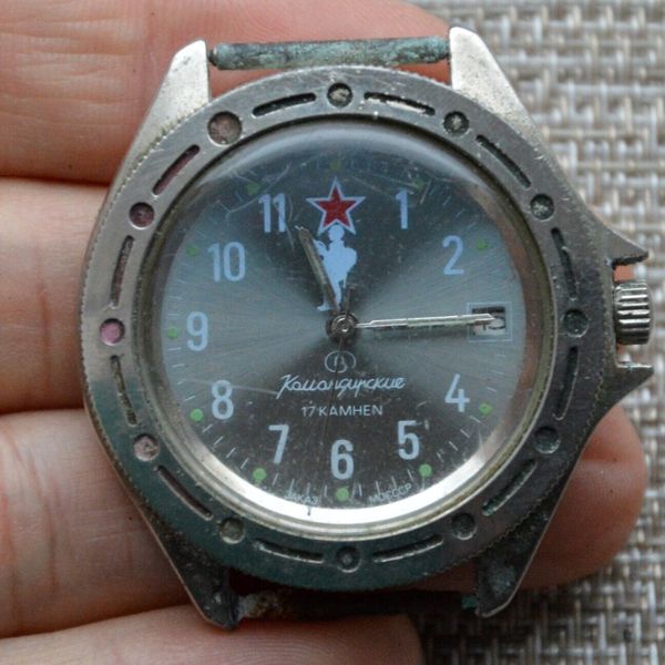 Watch Commander Military Soviet Komandirskie Vostok Wostok Rare Vintage ...
