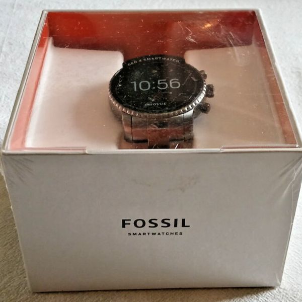 Fossil Men's Explorist Gen 4 Smartwatch Stainless Steel New & Sealed ...