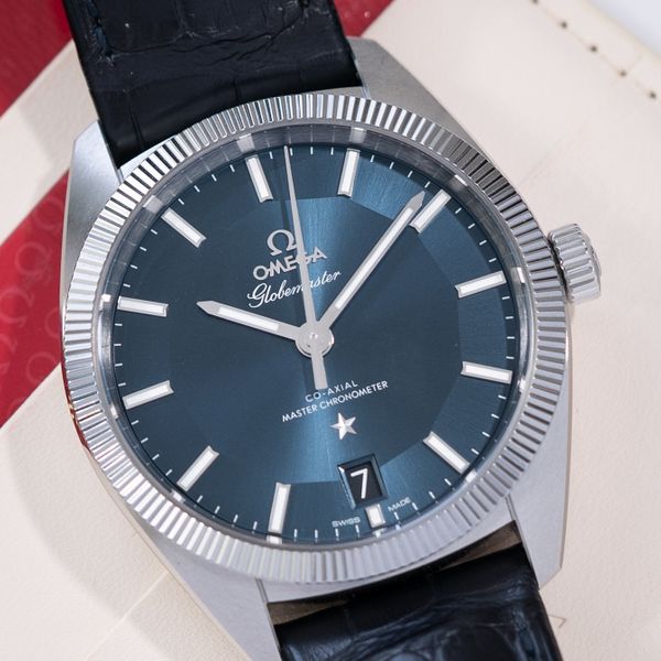 Omega Globemaster Blue Dial | WatchCharts Marketplace
