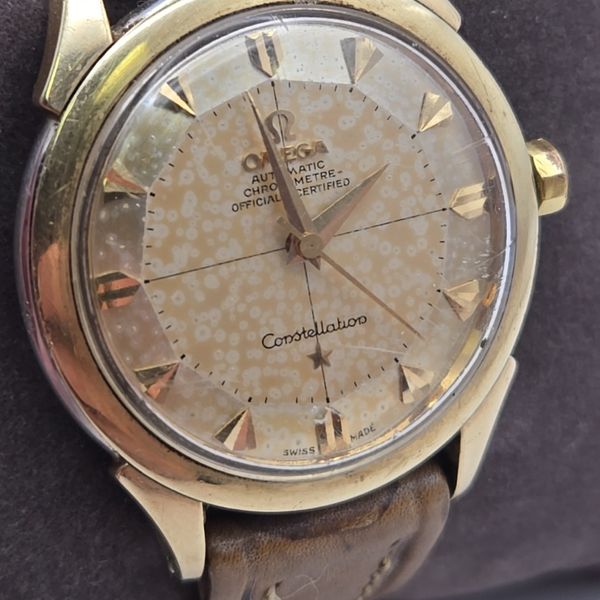 Omega Constellation Pie Pan Dial Ref.2852-3SC Cal.505 1950s Automatic ...
