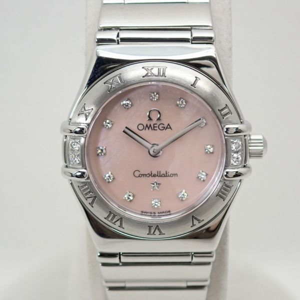 Omega [OMEGA] SS Diamond 16P Constellation Mini My Choice Ladies Quartz ...