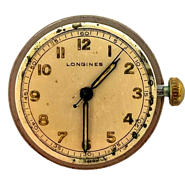 Genuine Longines Movement Dial hands Cal. 10L, Balance Wheel Working ...