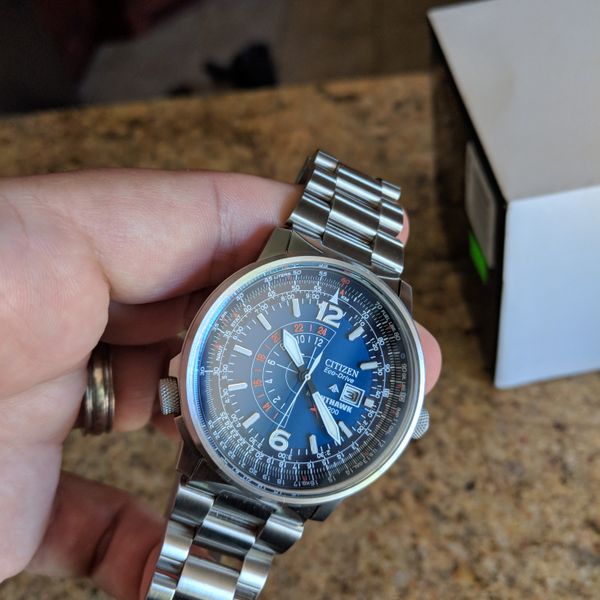 FS: Citizen Nighthawk *rare blue dial* | WatchCharts Marketplace