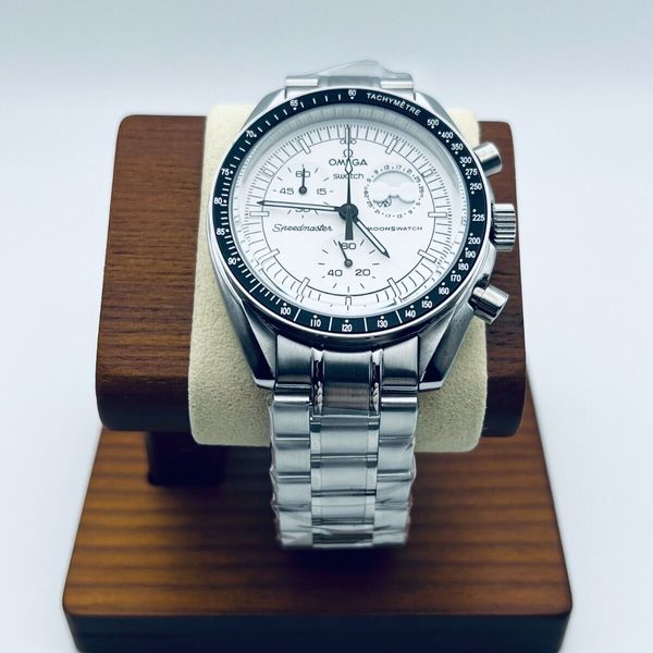 Omega + Swatch MoonSwatch MISSION TO THE MOONPHASE METAL MOD ...