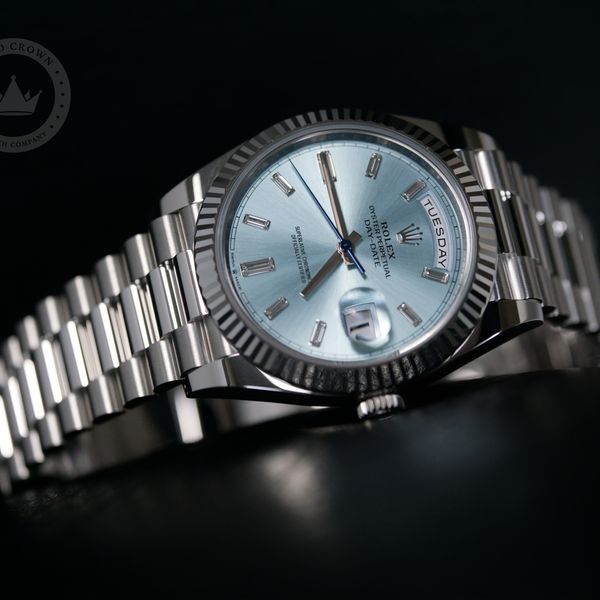 FS: Rolex Day-Date 228236 Baguette Diamond Dial | WatchCharts