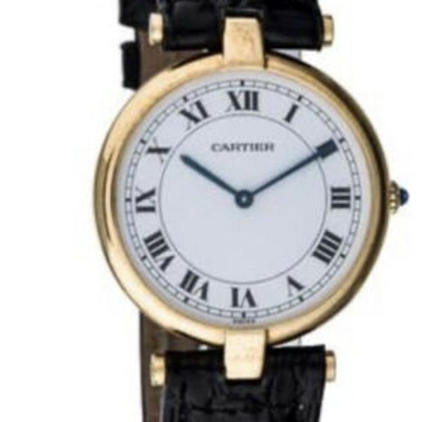 Vintage Gold Cartier Black Circle Watch Wristband | WatchCharts