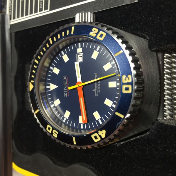 FSO: ZINEX HELIOX SUPERSUB RARE BLUE DIAL | WatchCharts