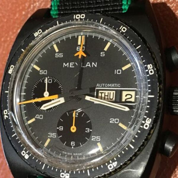RARE Vintage Meylan Mens Watch. AKA Sinn 143 LEMANIA Calibre 5012 SAAF ...
