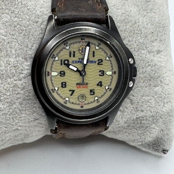 Ladies Timex Expedition Indiglo WR 50M Quartz Date Watch New Battery | WatchCharts Marketplace