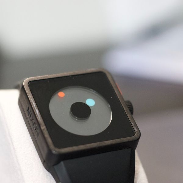 Nixon Newton Analog Watch â Floating Ball Hands â Black â NEW BATTERY ...