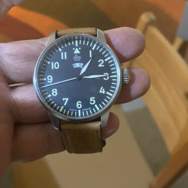 Laco Zurich 1925 Classic Analog Quartz Pilot Watch with SuperLuminova ...