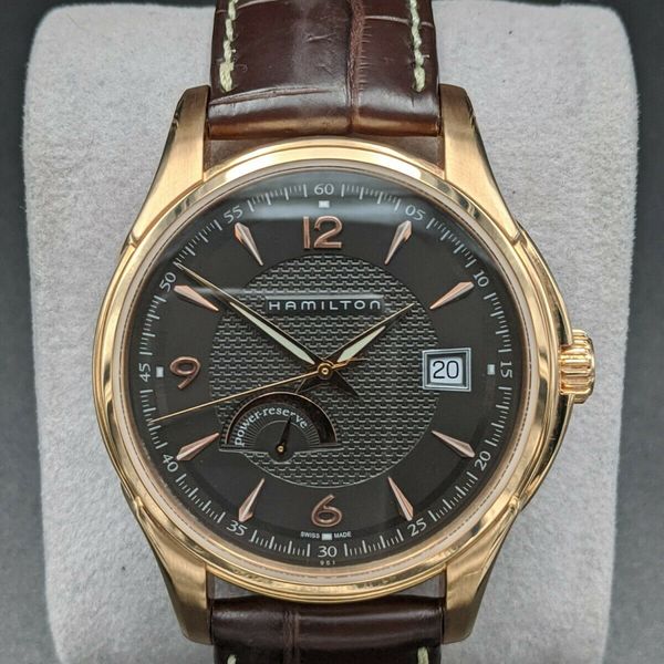 Hamilton Jazzmaster Power Reserve 18K Gold Limited Edition watch ...